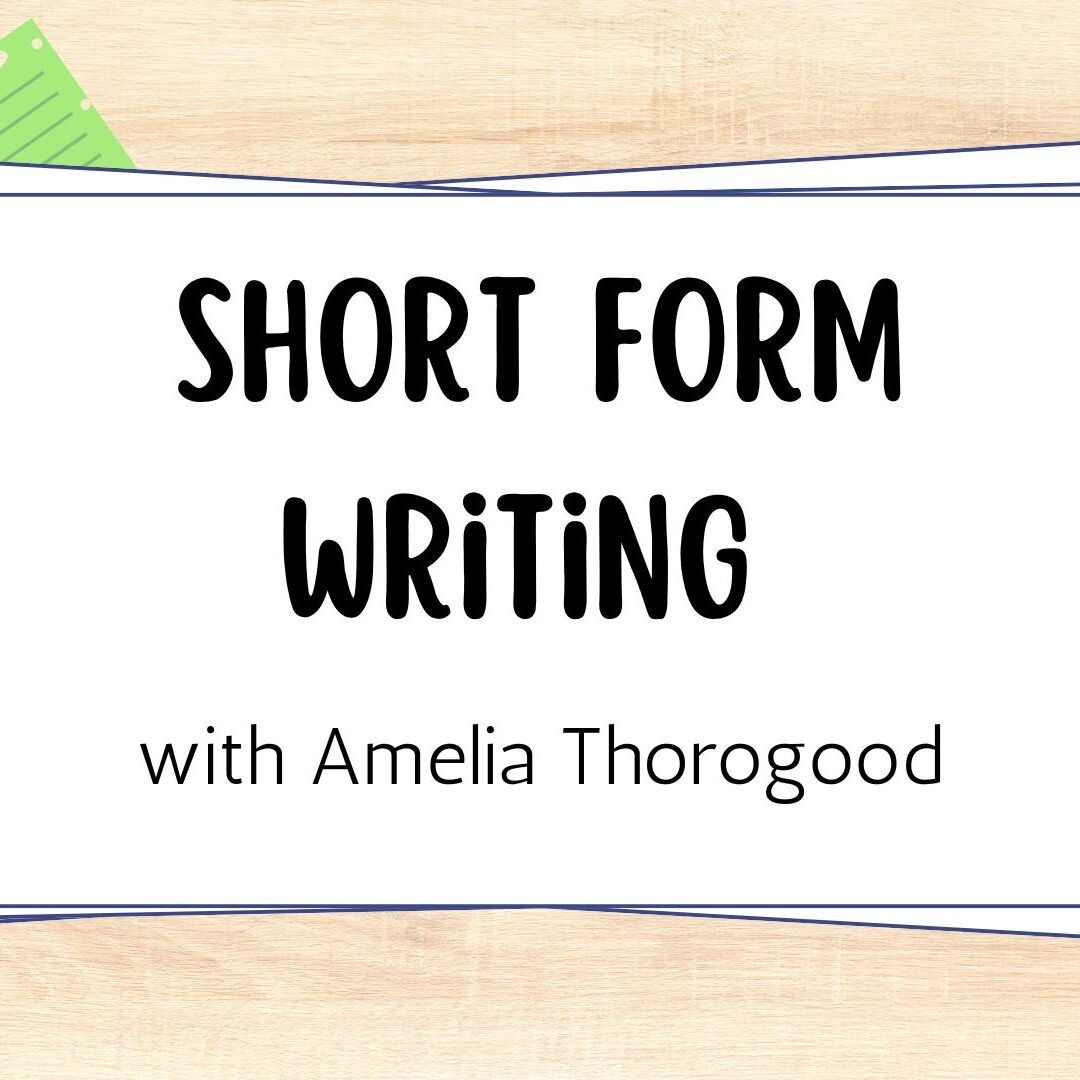 Short Form Writing Workshop 'Small but Mighty' - Discover Lowestoft